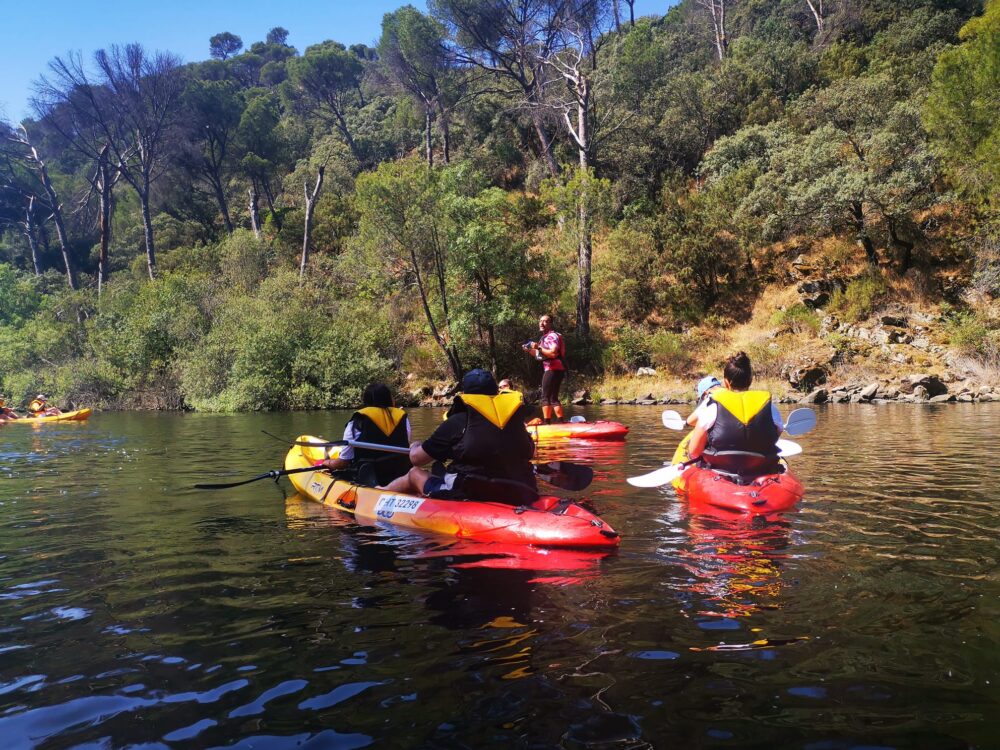 Disfrutamos de una jornada de Piragüismo con la Fundación Deporte y ...